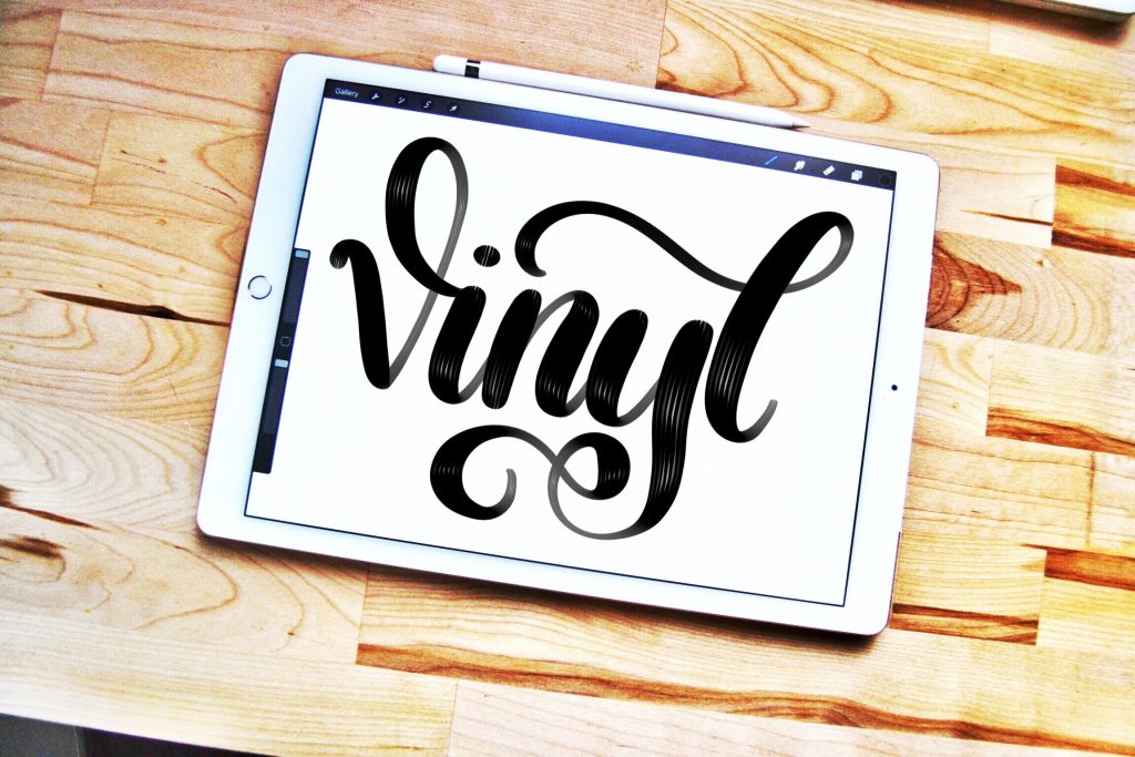 Vinyl lettering brush for Procreate | Alexis Gentry